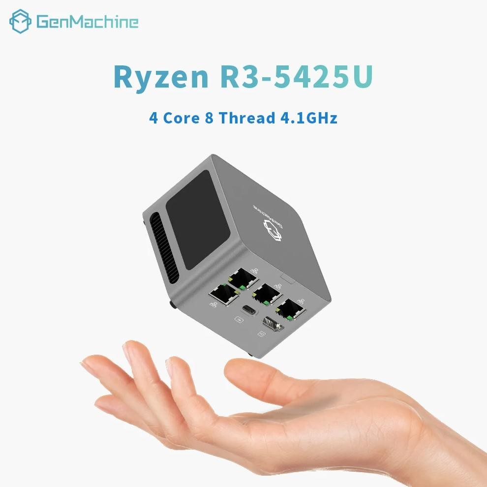 Jual Genmachine Mini Pc Amd Ryzen 3 5425U 4.1Ghz 15W Windows 11 Super ...