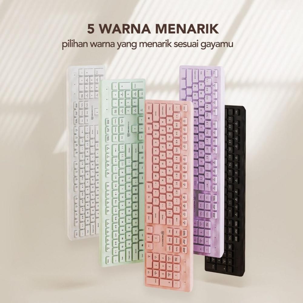 Jual RUMPIN 100% ORIGINAL MICROPACK NEW!!! KEYBOARD WIRED SLIM DESIGN ...