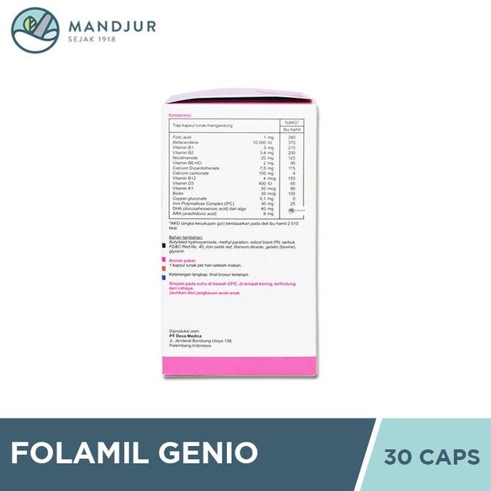 Jual [Spesial] Folamil Genio - Multivitamin Dan Mineral Khusus Ibu ...
