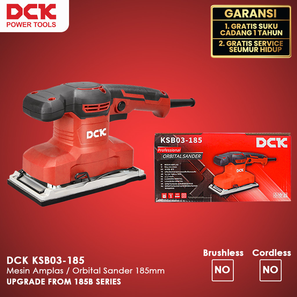 Jual DCK KSB03-185 Mesin Amplas / Orbital Sander 185mm | Shopee Indonesia