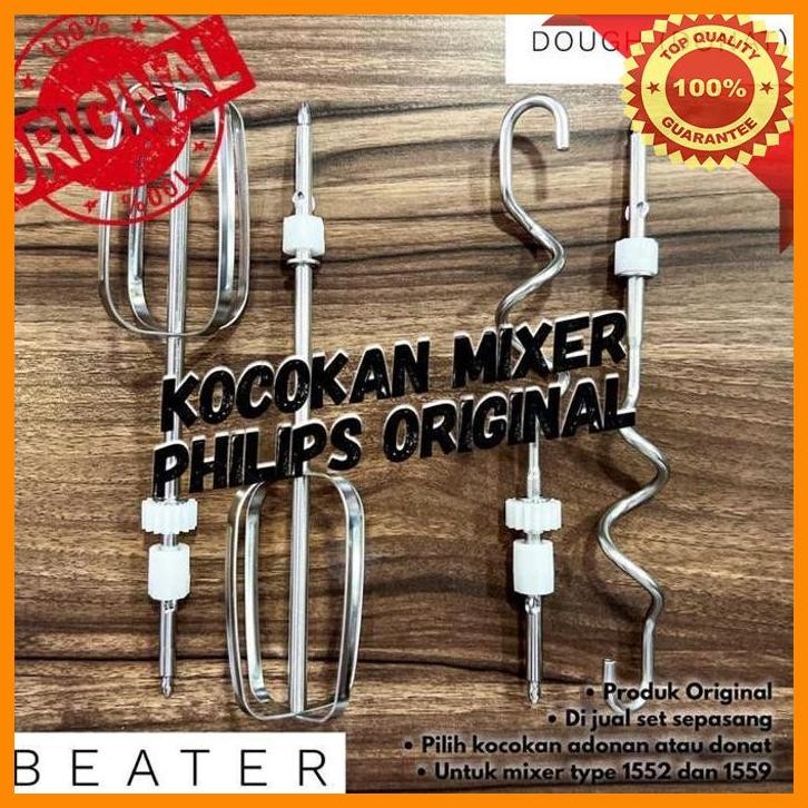 Jual [dut] kocokan mixer stick spiral mixer philips 1552 1559 original ...