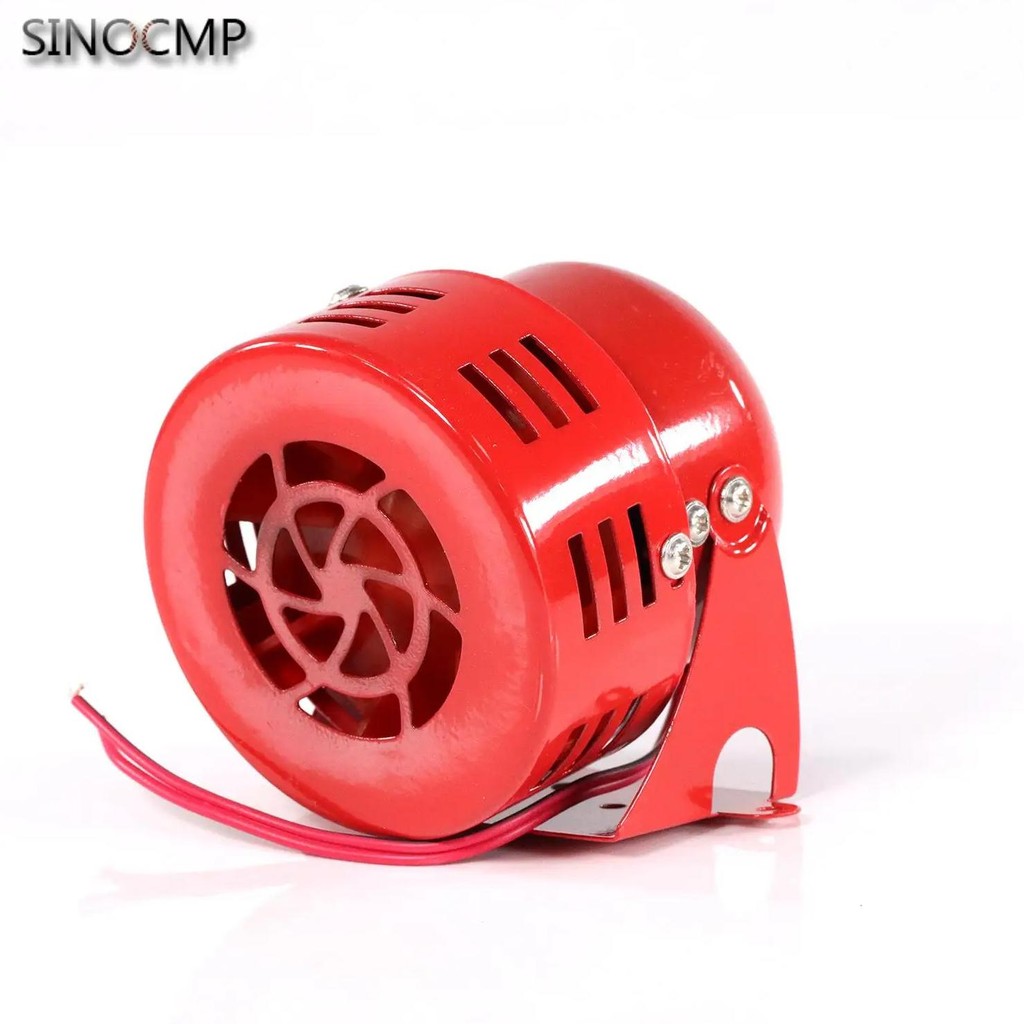 Jual 12V 300Db Red Mini/Compact Electric Motor Air Raid Air Horn Siren ...