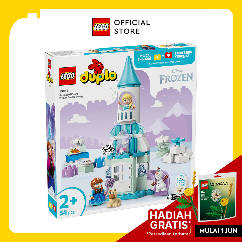 Jual LEGO DUPLO 10455 Anna and Elsa's Frozen Castle Party (54 Pieces ...