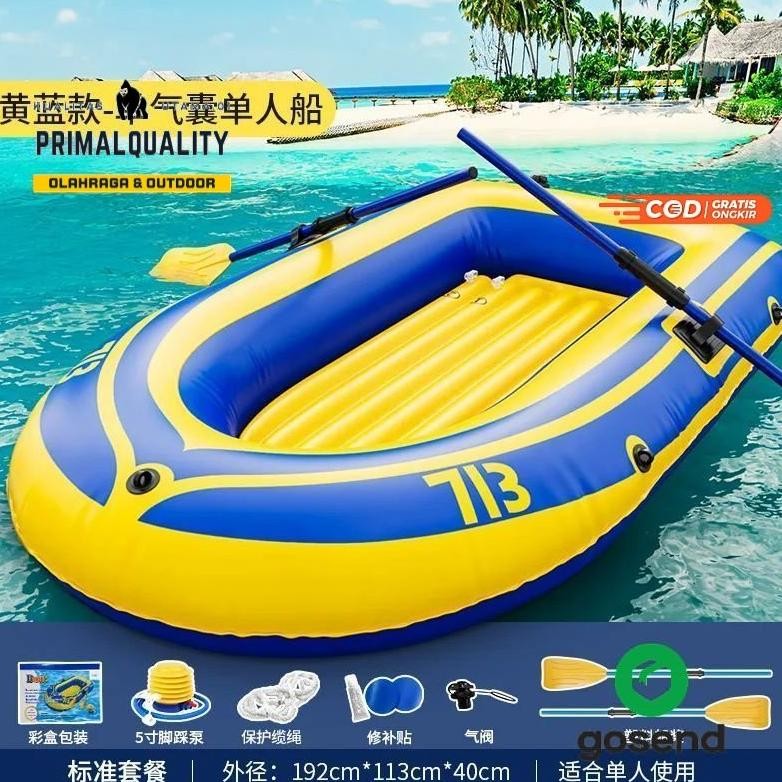 Jual 2-4 orang Kayak rakit perahu iakers dengan pompa udara, tali ...