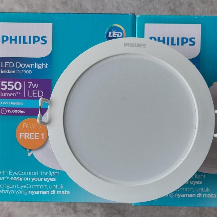 Jual Lampu Downlight Philips Led Eridani Dl190B Kemasan Pack Isi 4 ...