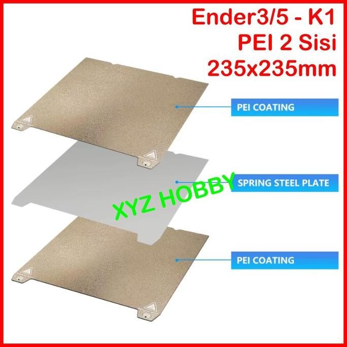 Jual Pei Magnetic Spring Steel Sheet Textured Double Sided Spray Metal ...