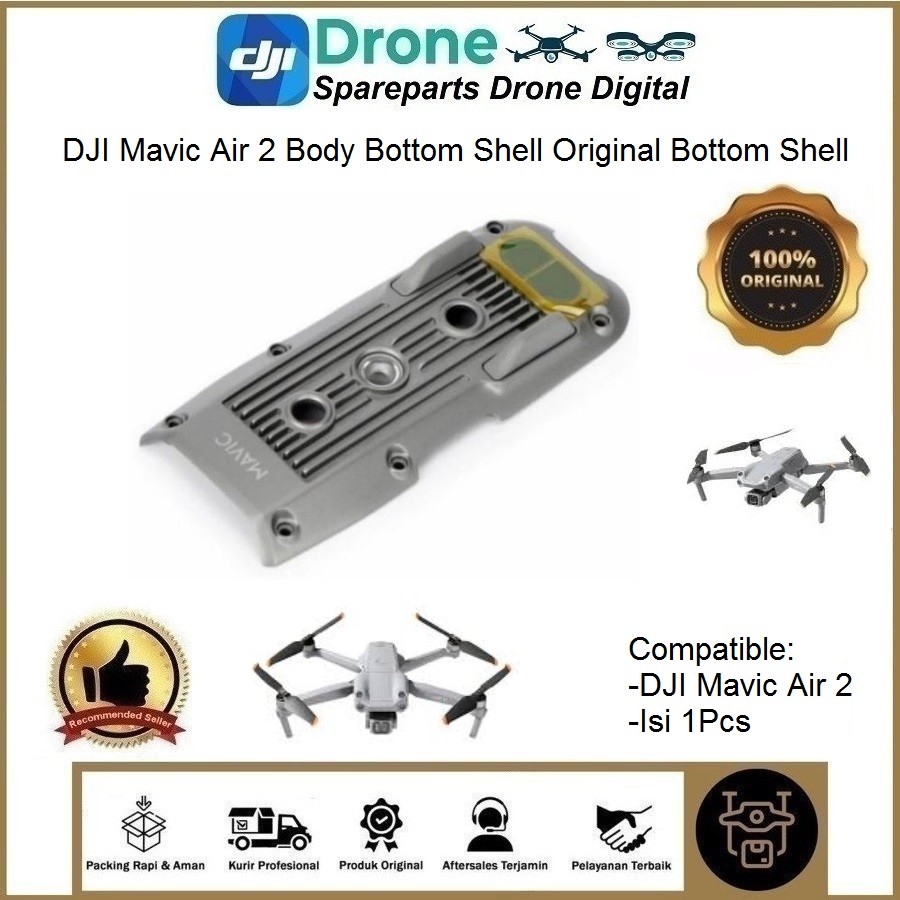 Jual DJI Mavic Air 2 Body Bottom Bawah Shell Original For Mavic Air 2 ...