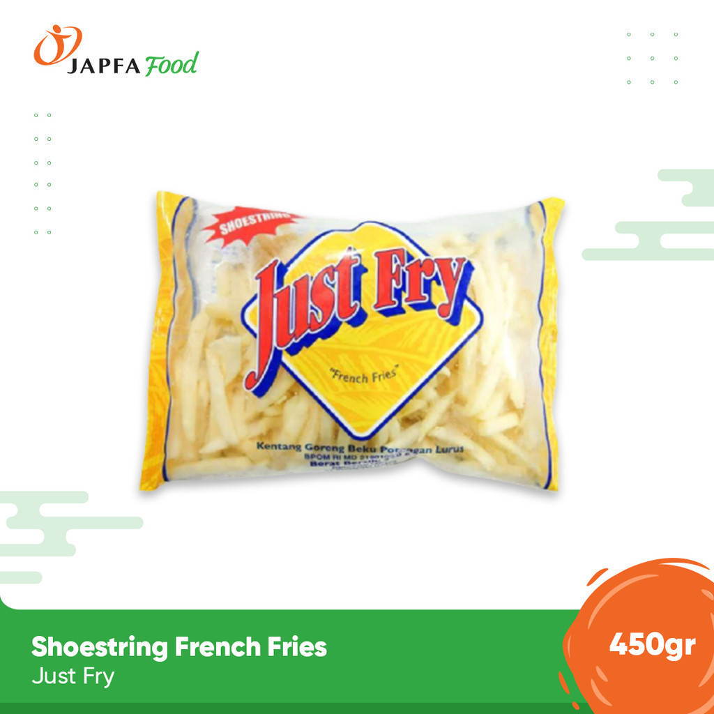 Jual Just Fry Kentang Goreng / Shoestring French Fries 450 gr | Shopee ...