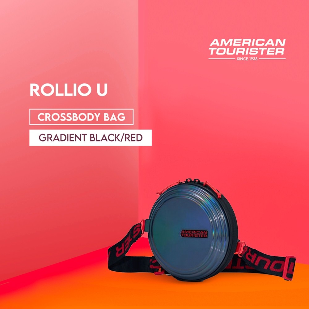 Jual American Tourister Rollio U Mini Crossbody Bag - Gradient Black ...