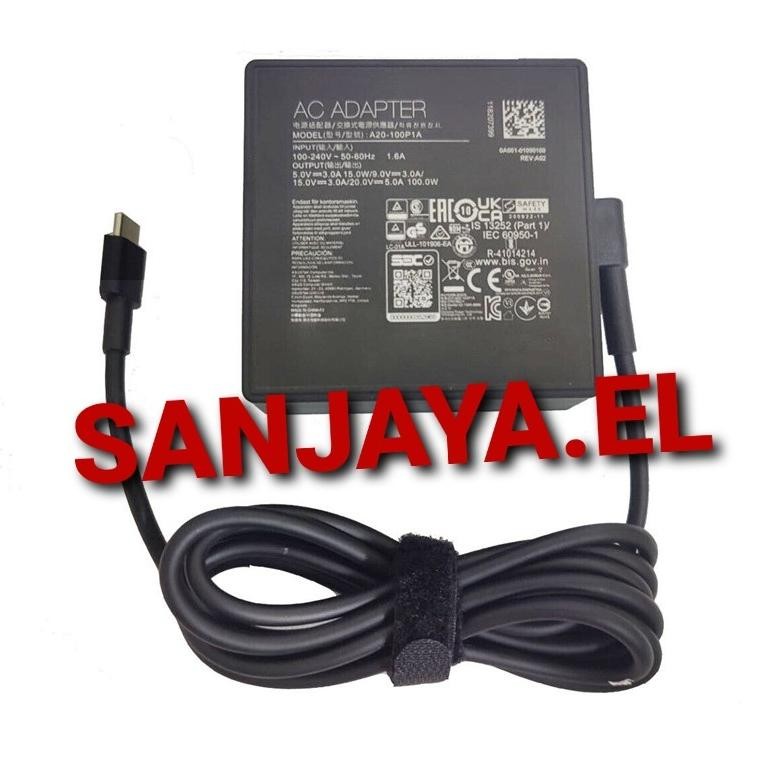 Jual Charger Adaptor Advan Workplus AMD RYZEN 5 USB Type C | Shopee ...