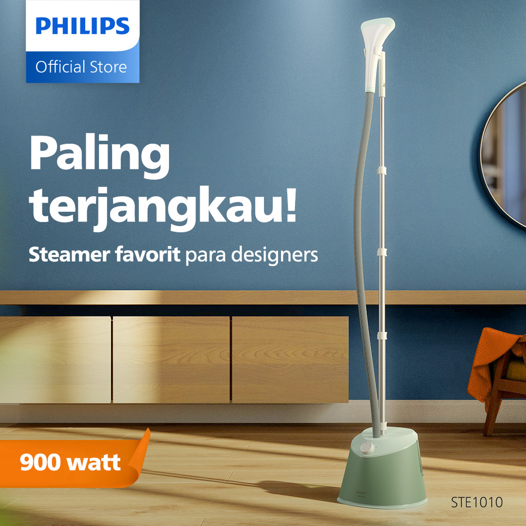 Jual New! Philips Stand Steamer 1000 Series STE1010/75 - Green - Setrika Uap Paling Terjangkau ...