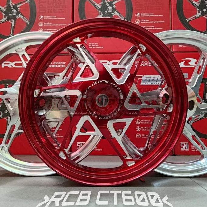 Jual Velg Velek Pelek Racing RCB CT600 CT-600 Sport Rim Palang 6 CNC ...