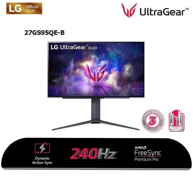 Jual LG UltraGear OLED 27GS95QE-B QHD 240Hz with NVIDIA G-SYNC ...