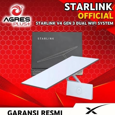 Jual STARLINK V4 Gen 3 Anthena Satelite Kit Antena Wi-Fi 6 Router ...
