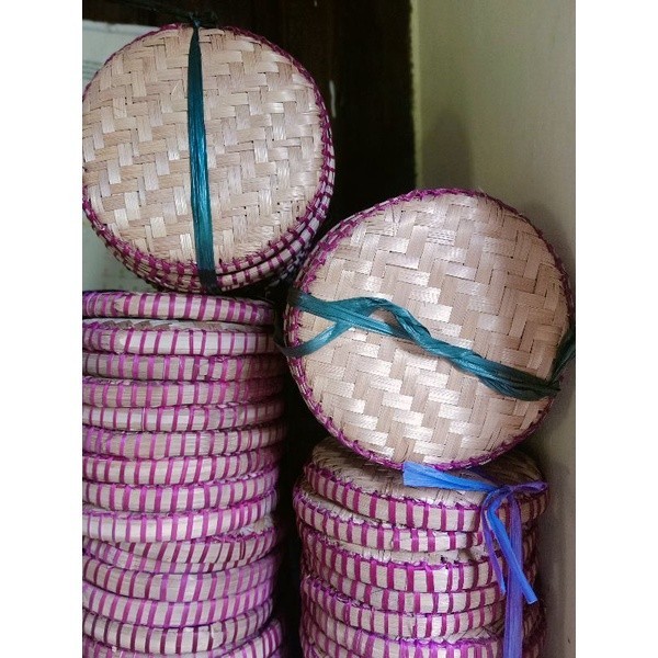 Jual Tampah Bambu Mini Tempat Tumpeng Mini Piring Saji Lalapan Jajanan ...