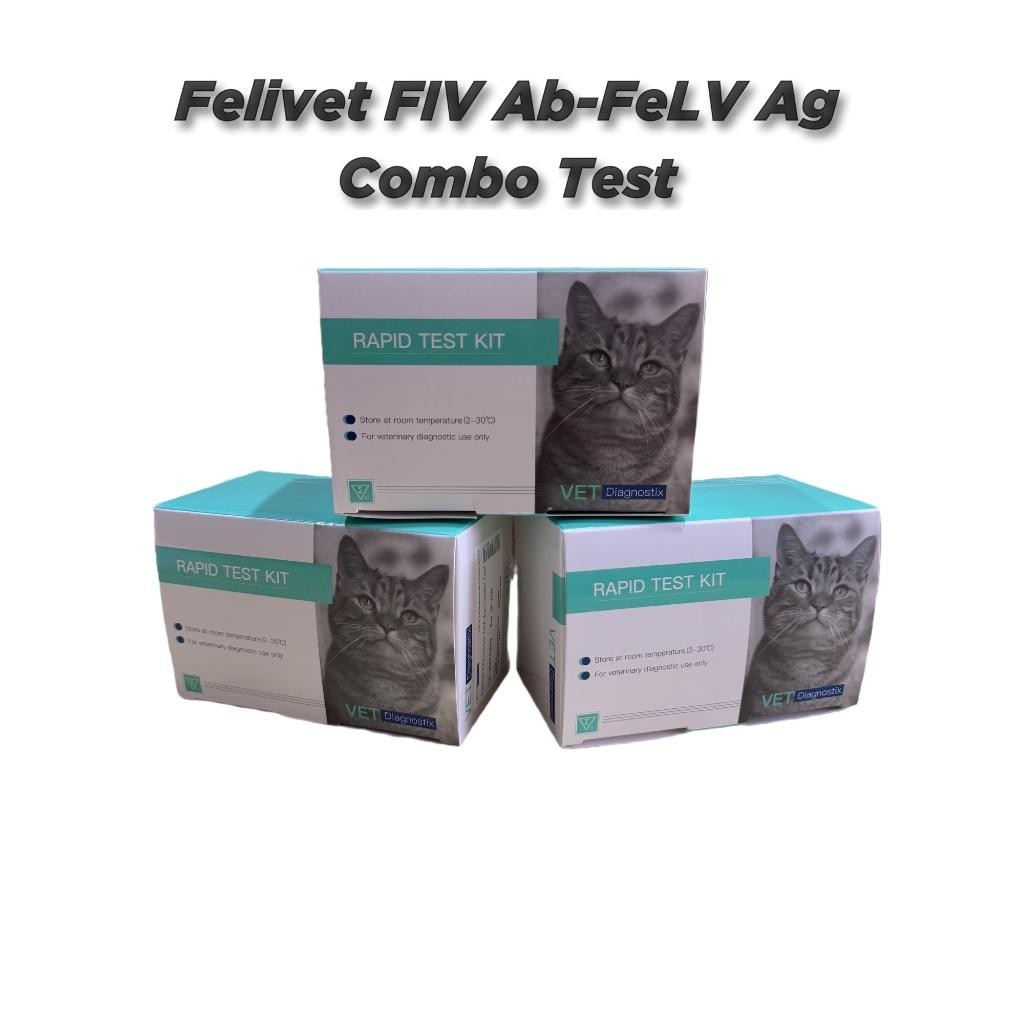 Jual Felivet FIV Ab - FeLV Ag Combo Rapid Test Hewan AST | Shopee Indonesia