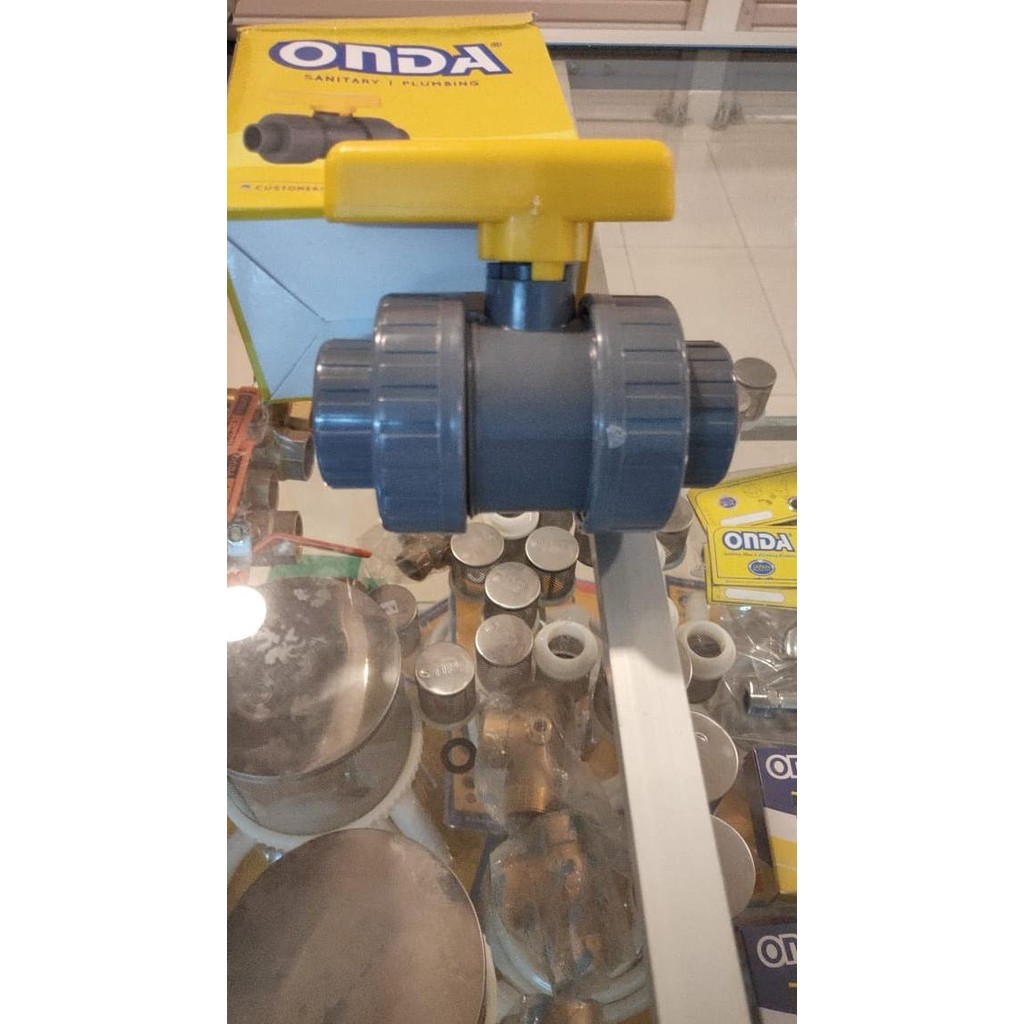 Jual Tersedia Ball Valve Water Mur Pvc ZuKi 1 Double Union | Shopee ...