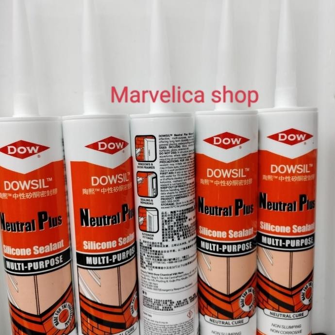 Jual Promo lem Dowsil Netral Plus silicone sealant dowsil neutral plus lem dowsil COD | Shopee ...