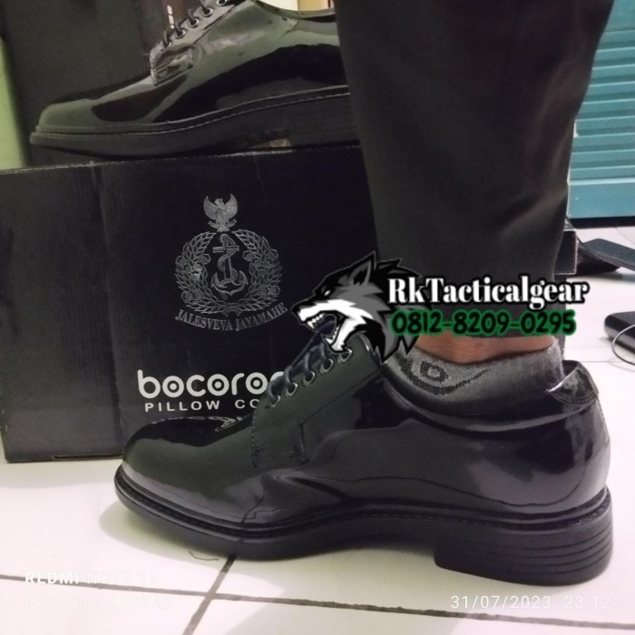 Jual (ORIGINAL) SEPATU PDH JATAH TNI AL BOCOROCCO | Shopee Indonesia