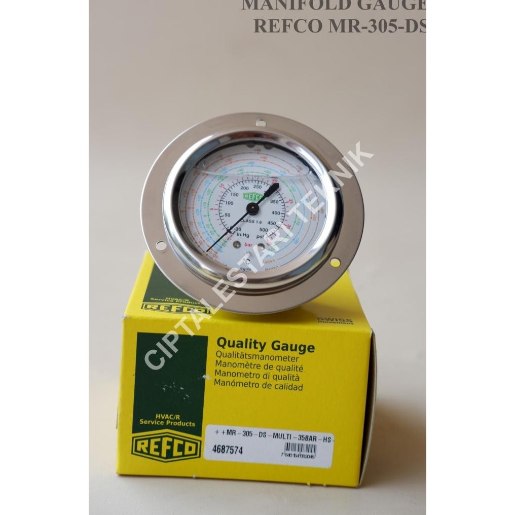 Jual Pressure Gauge High Refco Mr305 (Model Payung) | Shopee Indonesia