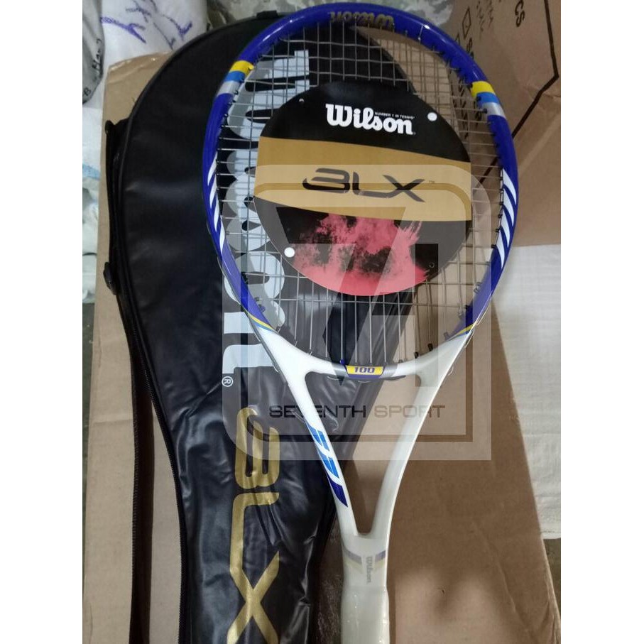 Jual Raket Tenis Wilson Blx + SENAR (Free Tas+GRIP) AS99 | Shopee Indonesia