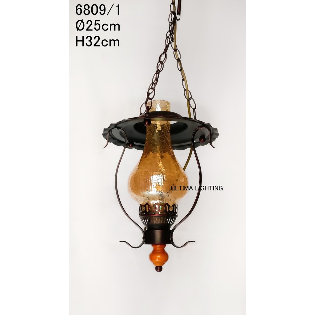 Jual Lampu Hias Betawi Gantung Klasik Antik 30cm Teras Ruang Tamu 6808 ...