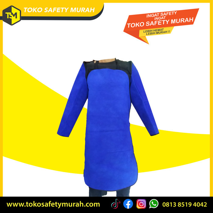 Jual APRON LAS KULIT SET BAJU SERAGAM LAS SAFETY TAHAN PANAS PREMIUM ...