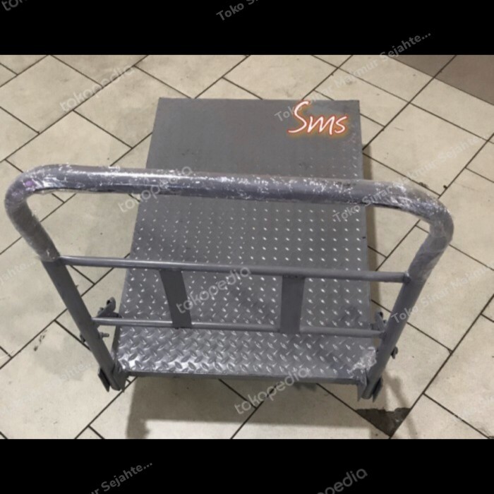 Jual TERBARU! Troli Bordes Handtruck 500 kg roda ukuran 6"/ troly besi ...