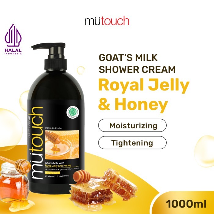 Jual Mutouch Goat'S Milk Shower Cream Royal Honey 1000Ml | Shopee Indonesia