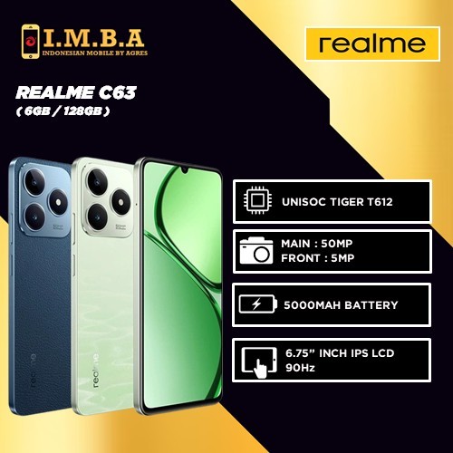 Jual REALME C63 - 6GB/128GB GARANSI RESMI INDONESIA | Shopee Indonesia