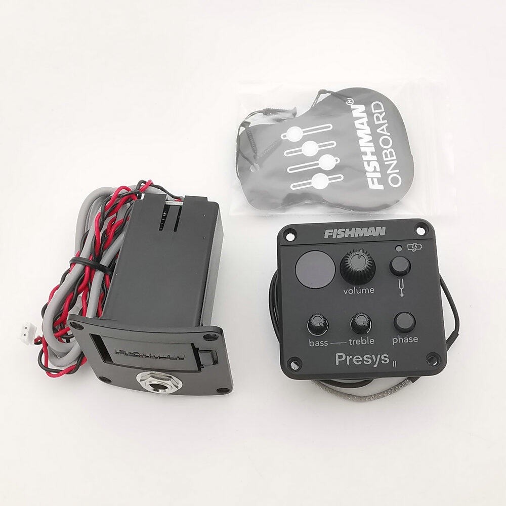 Jual PF-Original Fishman Presys II Pickups EQ Tuner Silver Piezo Active ...