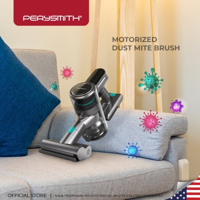 Jual Perysmith Xp6 Cordless Vacuum Cleaner Include Mop And Bed Brush ...