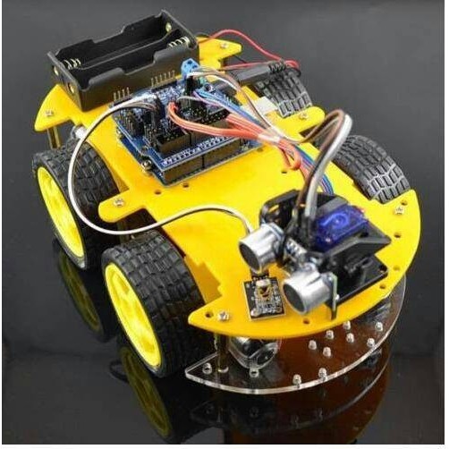 Jual Robot Arduino Avoider Avoidance Kit Belum Dirakit 4Wd | Shopee Indonesia