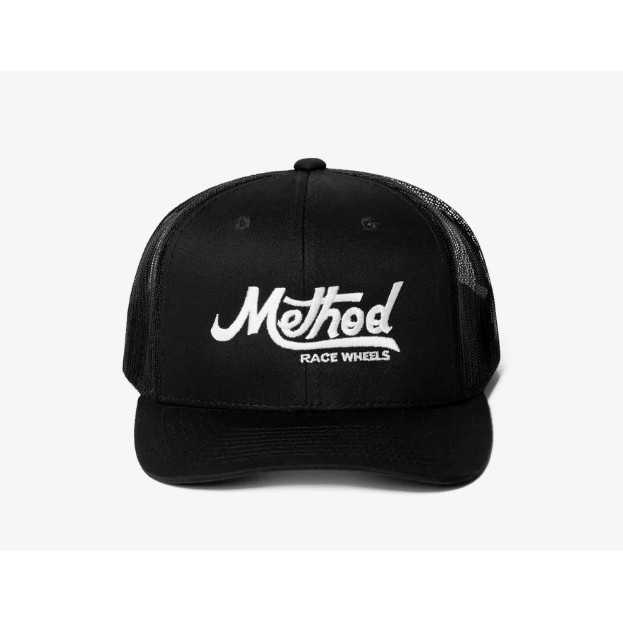 Jual METHOD Old Skool Script CB Trucker Hat SNAPBACK BLACK AP-H0046 | Shopee Indonesia