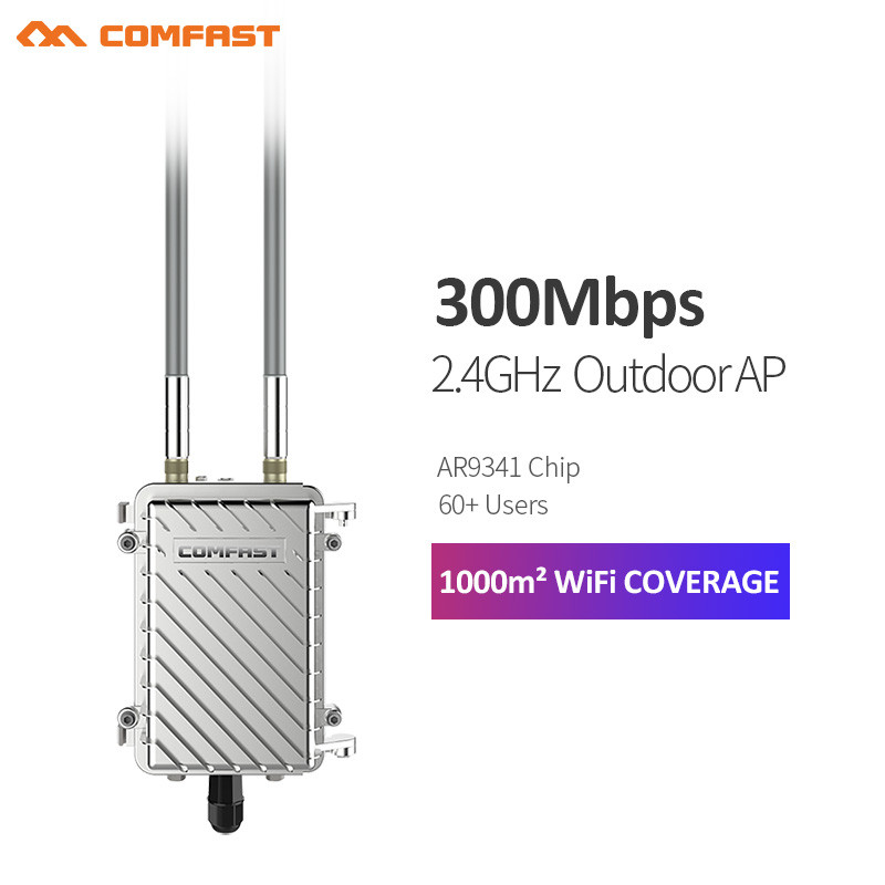 Jual 300Mbps 2.4G Outdoor AP Router WiFi Signal Hotspot 500mW High ...