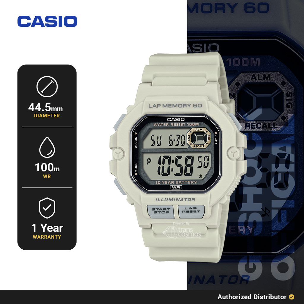 Jual [READY INSTANT] Casio General Jam Tangan Pria WS-1400H-8AVDF Original Digital | Shopee ...