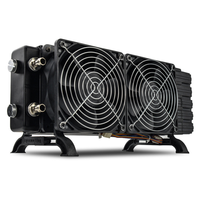 Jual water cooling radiator pump fans combo heat dissipation kit Pump ...