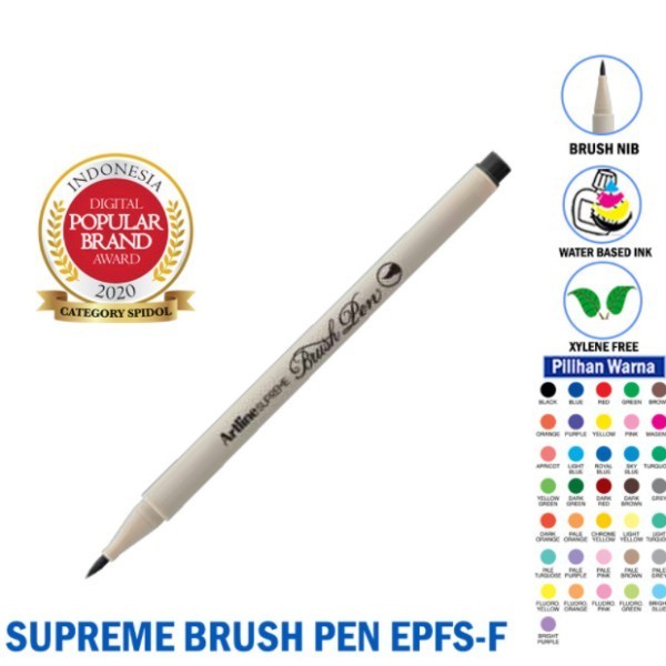Jual Artline Brushpen Supreme Fine SATUAN PART 1 - Brush pen | Shopee ...