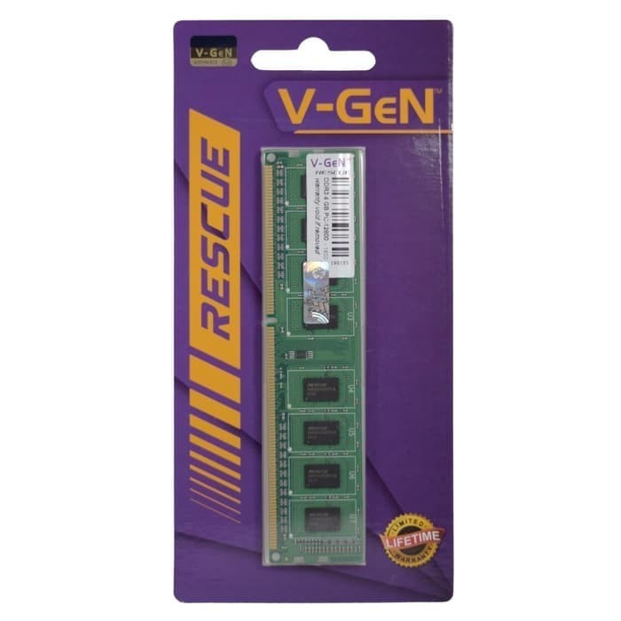 Jual Ready..!! Memory Ram V-Gen Ddr3 4Gb Pc-12800/1600 Long-Dimm (Untuk ...