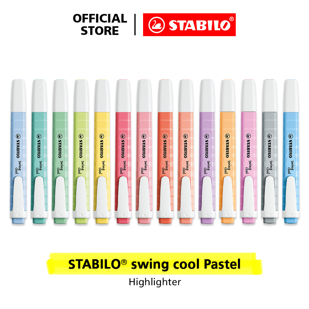 Jual STABILO swing cool Pastel Highlighter Pen Marker Spidol Warna ...