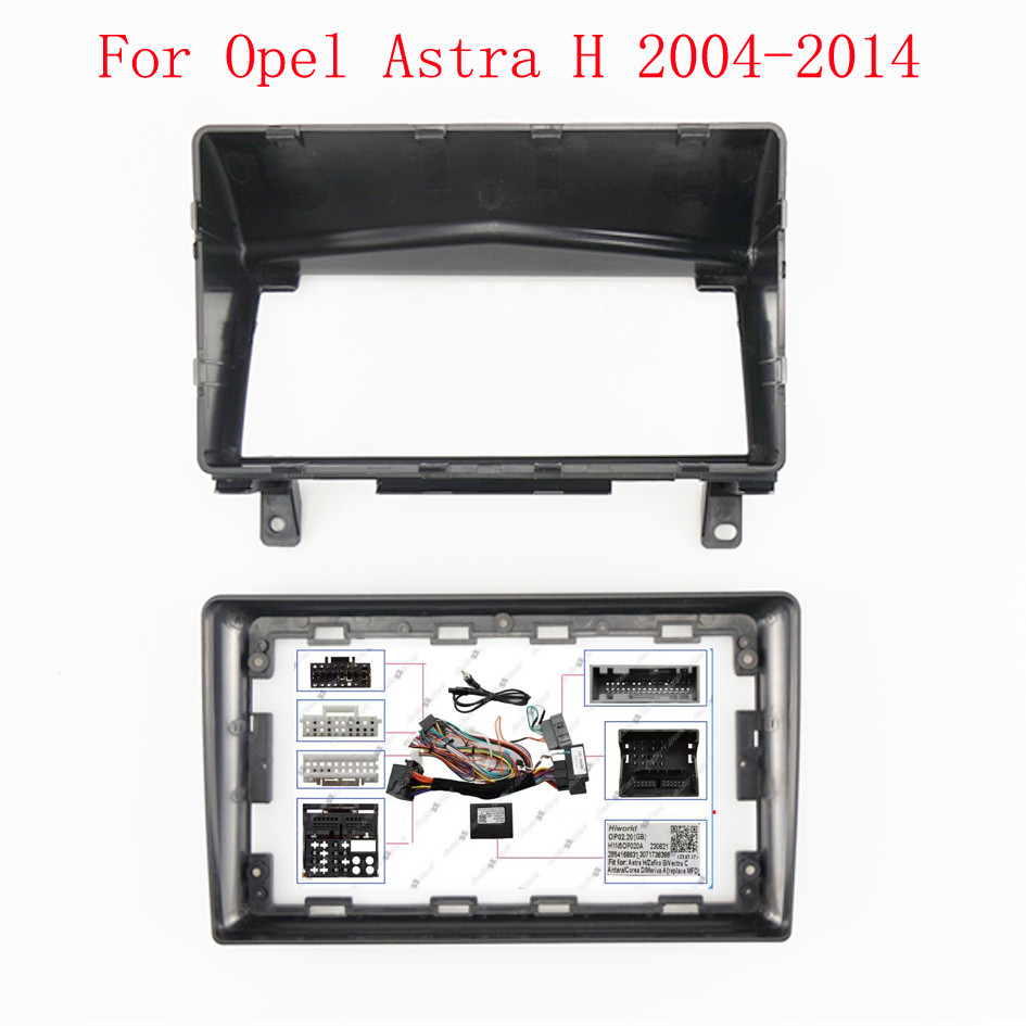 Jual ALX Gravity Car Radio Fascias Frame For Opel Astra H 2004-2014 9 ...