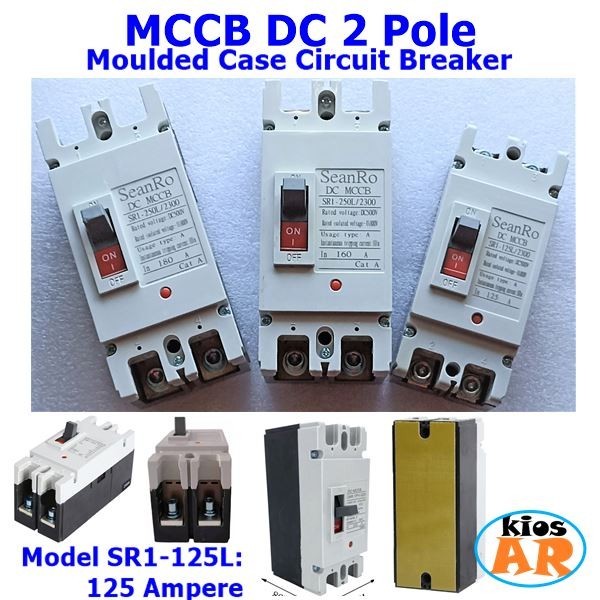 Jual Moulded Case Circuit Breaker Mccb/Mcb Dc 2P 2 Pole Model Sr1-125L ...