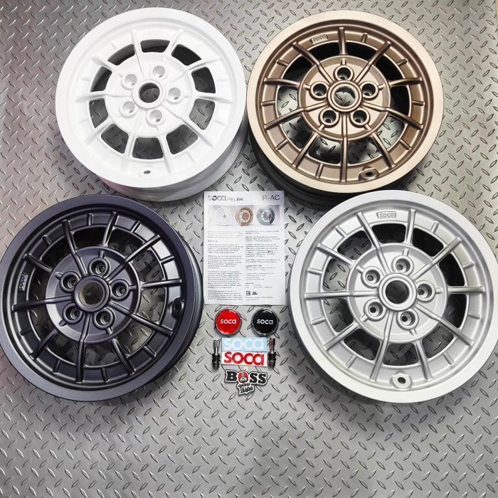 Jual Velg SOCA R-AC 12inc Front & Rear Vespa Sprint Primavera GTS S LX ...