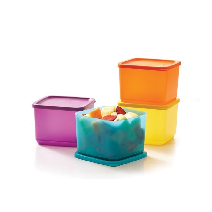 Jual TUPPERWARE MEDIUM SUMMER KOTAK MAKAN 4PCS | Shopee Indonesia