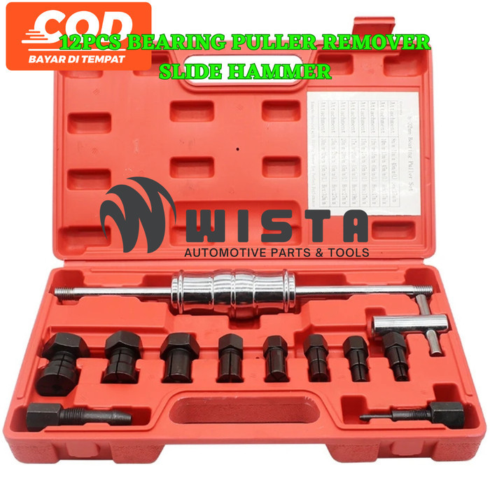 Jual Treker 12Pc Blind Hole Kit Slide Hammer Pilot Internal Bearing ...