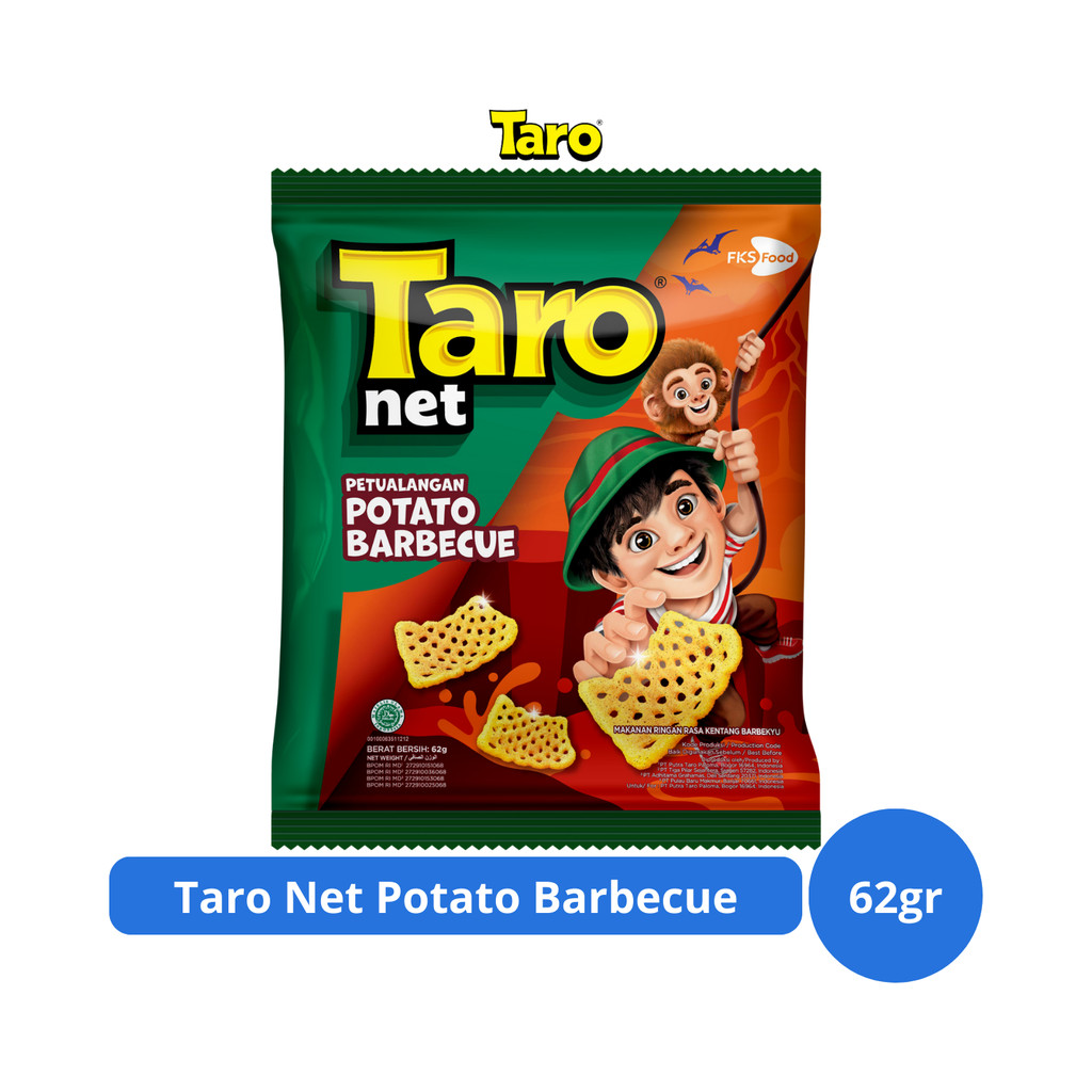 Jual Taro Net Potato Barbecue 62gr | Shopee Indonesia