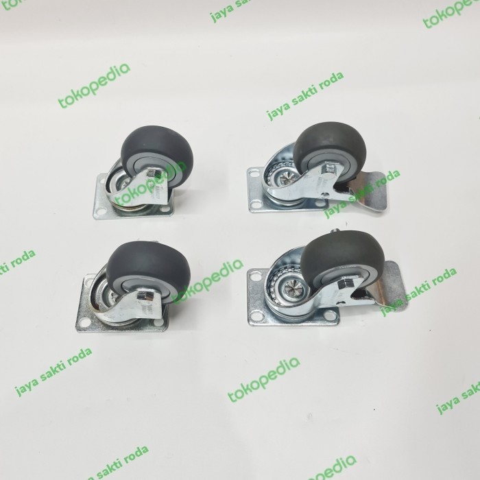 Jual Roda Troley 3 inch rubber tpr Ranger germany ( rem/hidup) | Shopee ...