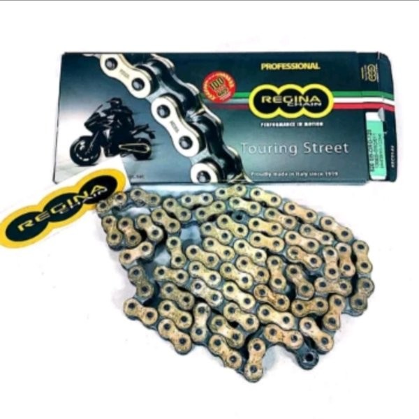 Jual Rantai Regina Italy 520 520Oro Gold Emas 120 Racing Touring Chain ...