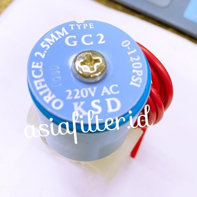 Jual 1/4" SOLENOID VALVE 220VAC KRAN KATUP PENUTUP OTOMATIS SELENOID ...