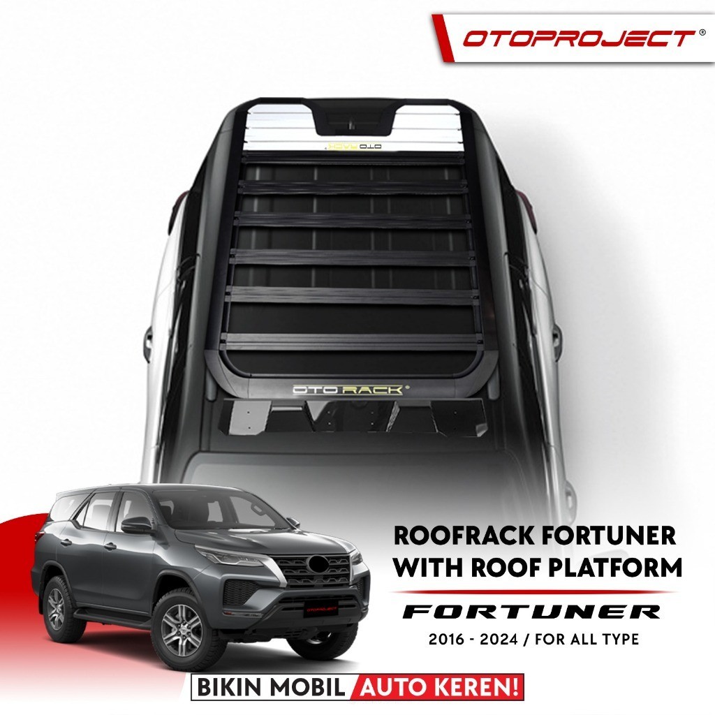 Jual Otoproject - Roof Rack Otorack A.N Fortuner 2016 Expedition | Kaki ...